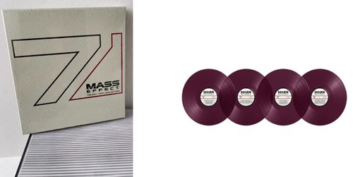 Mass Effect Trilogy Vinyl Collection Record Soundtrack 4 LP Transparent ...