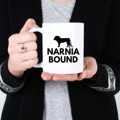 Narnia Mug Narnia Themed Gifts Aslan Narnia Bound C.s. Lewis Quote Mug ...
