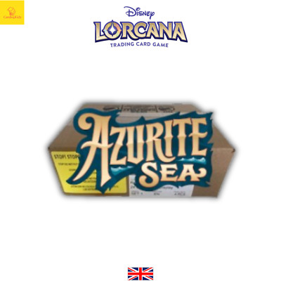 Disney Lorcana Azurite Sea Sealed Case (x4 Booster Box) English New | eBay