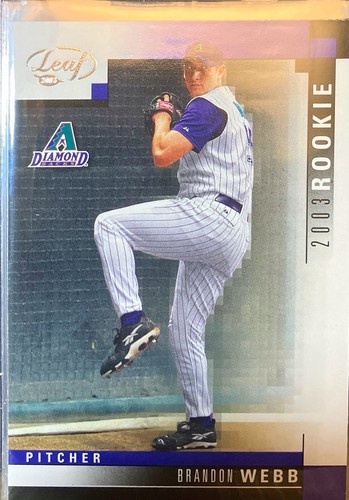 2003 Leaf - Brandon Webb #324 (RC) BASEBALL CARD ROOKIE | eBay