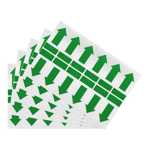 Arrow Stickers 42Pcs PVC Arrow Floor Decal 2x1 Inch Self Adhesive Green ...