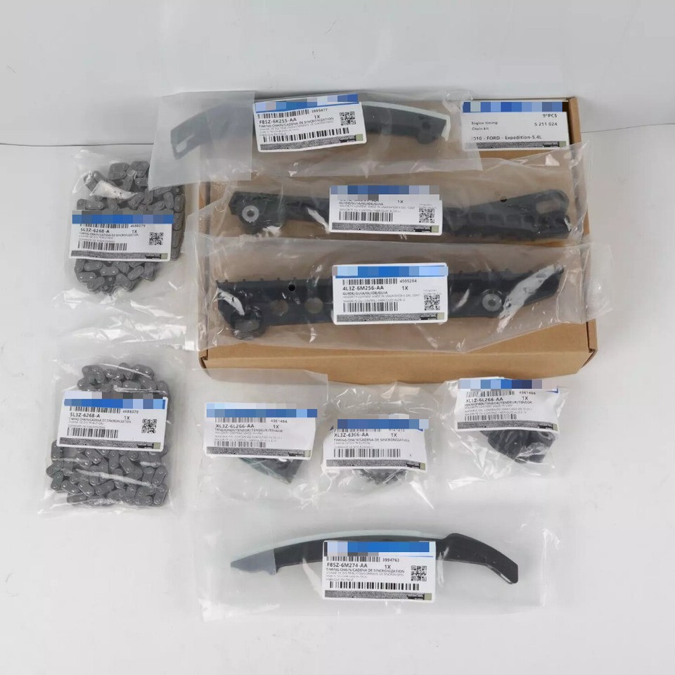 OEM TIMING CHAIN KIT COMBO FOR 2000-2010 FORD SET 9 F-150 5.4L V8 SOHC ...