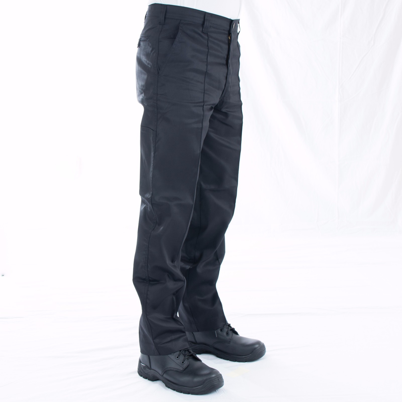 Mens Smart Work Trousers Durable Trade Pro 28 to 44 Black Navy Green ...