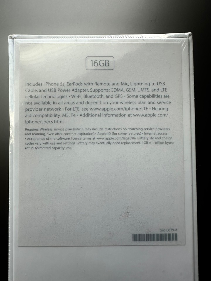 Apple iPhone 5s -16GB SPACE GRAY- A1533-OLD STOCK - UNLOCKED US SELLER ...