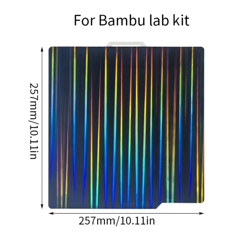 Spring Steel Printing Bed For Lab P1S/X1C Build Plate Double Side ...