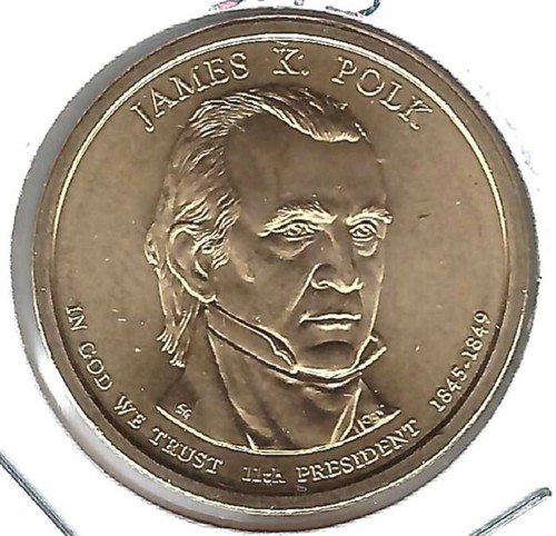 2009 Denver James Polk Uncirculated 11TH Presidential Dollar Coin! | eBay