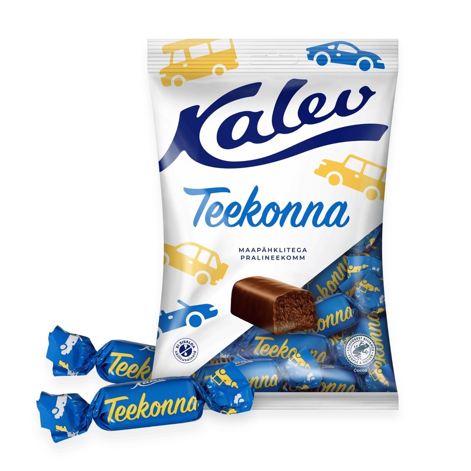 ESTONIA - Various Estonian Kalev candy bags Your choice LOT of 4 Bags ...