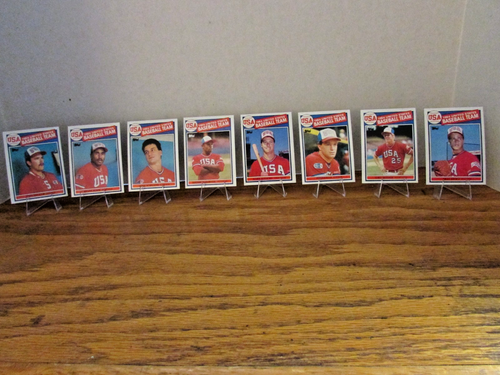 1985 TOPPS 1984 USA OLYMPIC BASEBALL ROOKIE 16 CARD SET { MARK McWIRE ...