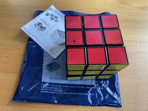 Rubik Build MC Donald's Collaboration 2025 Collectible Puzzle Cube Used ...