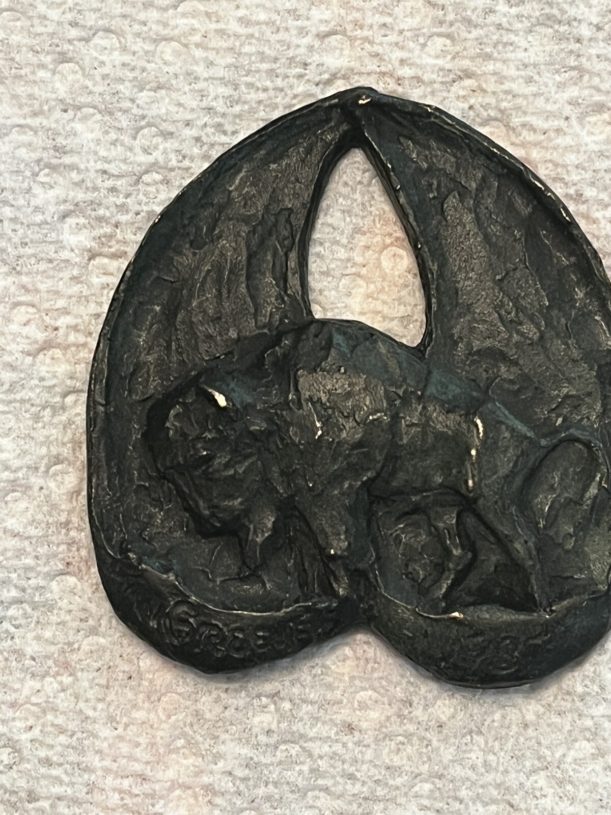 Richard Greeves Bison Bronze Bolo NAWA Prix de West 1987 SOLD OUT | eBay