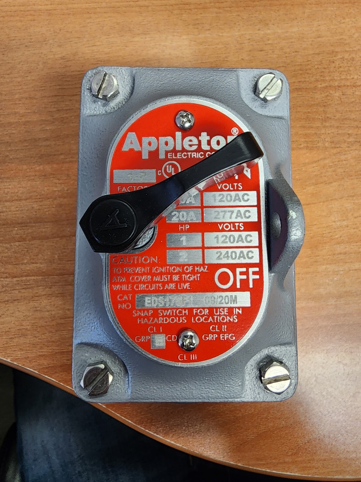 EDS175F1 Explosion Proof Snap Switch 1-Pole | eBay