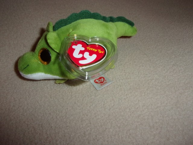 Ty Beanie Babies 41255 Teeny TYS Wallie The Alligator for sale online ...