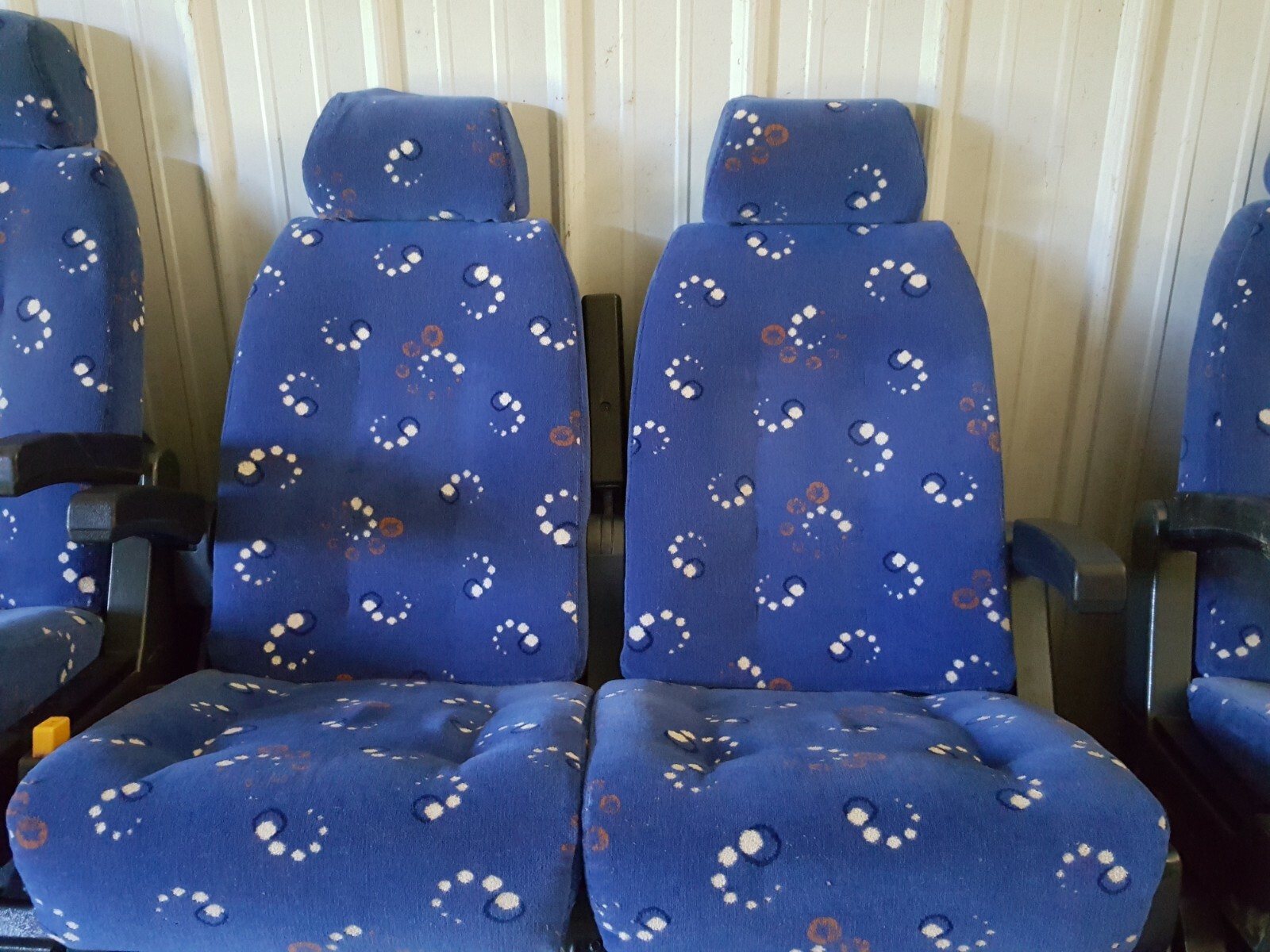 Prevost Bus Coach Seats. Reclining Pair w/headrest/armrest | eBay