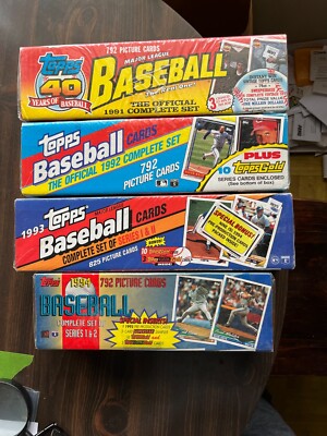 baseball card sets factory sealed | eBay