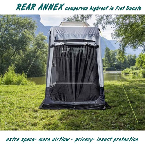 RV campervan REAR ANNEX tent motor ie Fiat Ducato barn doors - extra ...