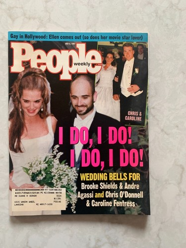 People magazine, May 5, 1997, cover: Andre Agassi/Brooke Shields | eBay
