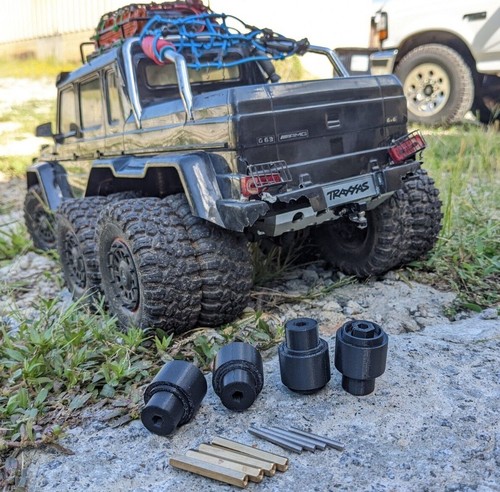 Dually Conversion Kit For Traxxas TRX-6 Mercedes G63 AMG 6x6 - 10 Wheel ...