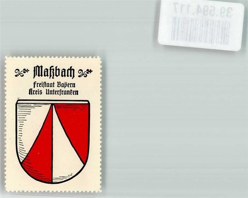 39594117 - 8734 Massbach Wappen Vignette | eBay