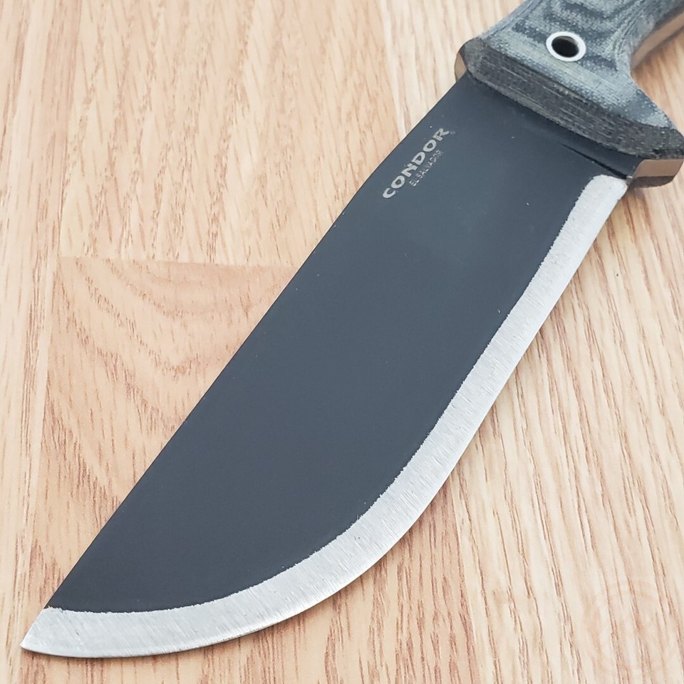 Condor Crotalus Fixed Knife 6.63" 1075HC Steel Full Tang Blade Micarta ...