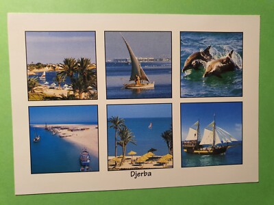 Carte Postale de Tunisie GF Djerba avec des vues divers | eBay