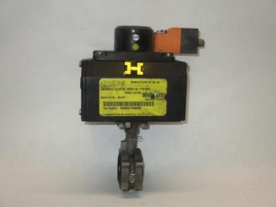 Keystone Model F79U-003U Double Acting Pneumatic Actuator w/ Butterfly ...