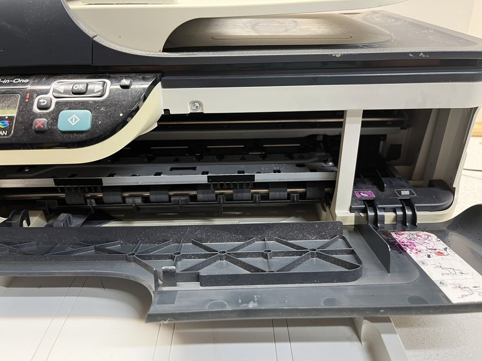 HP OfficeJet J4550 All-In-One Inkjet Printer Tested & Working. no ink ...
