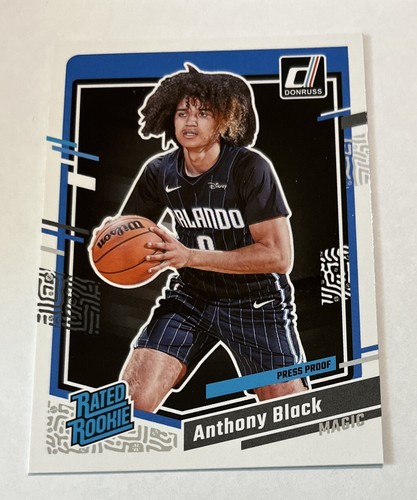 ANTHONY BLACK 2023-24 Panini Donruss Press Proof Rated Rookie | eBay