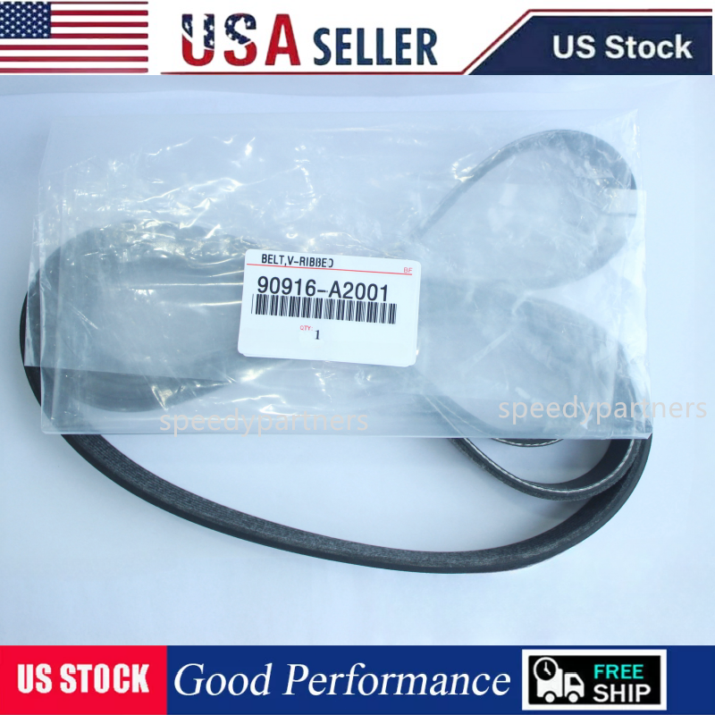 OEM Serpentine Belt For Tacoma 90916-A2001 Replace 90916-02571 7PK2120 ...