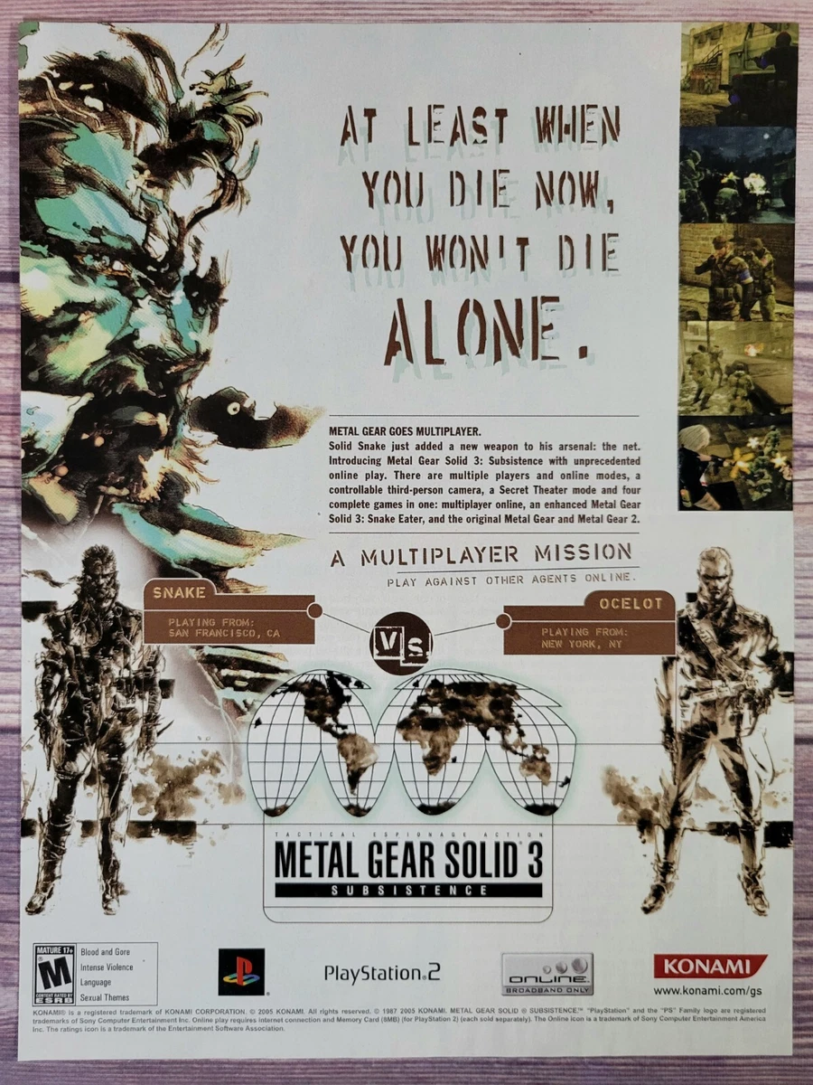 Magazine Metal Gear Solid 2