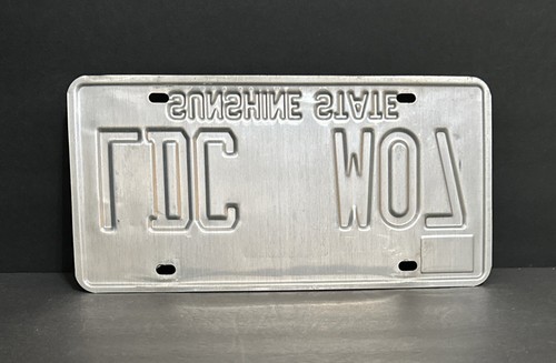 FLORIDA PERMANENT LICENSE PLATE — NFK 🍊 W56 — SUNSHINE STATE | eBay