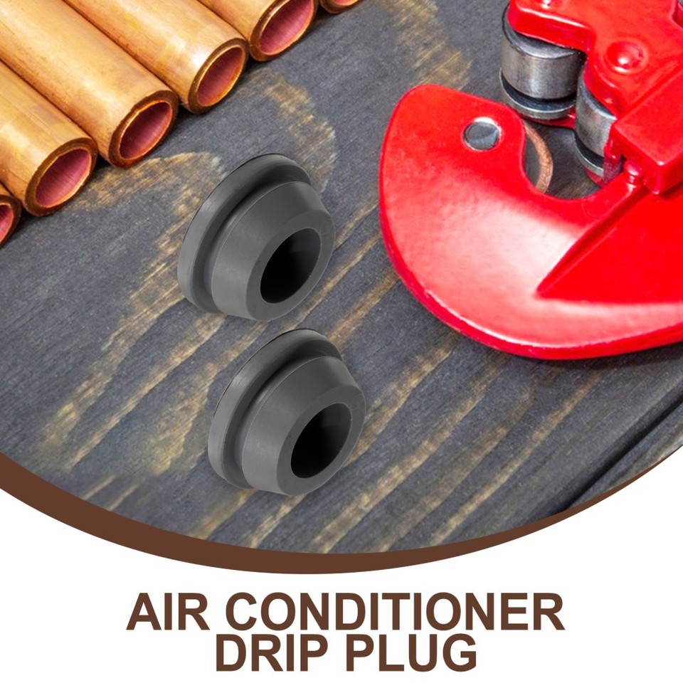 12pcs Air Conditioner Drip Plug Drain Plugs Rubber Hole Stopper Round ...