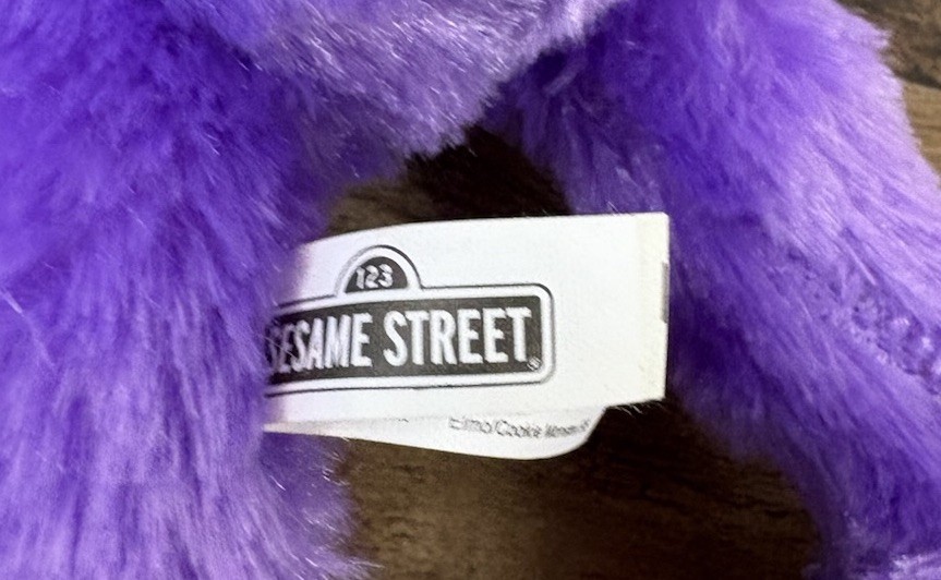 Purple Elmo Sesame Street 11” Plush Stuffed Animal Toy | eBay