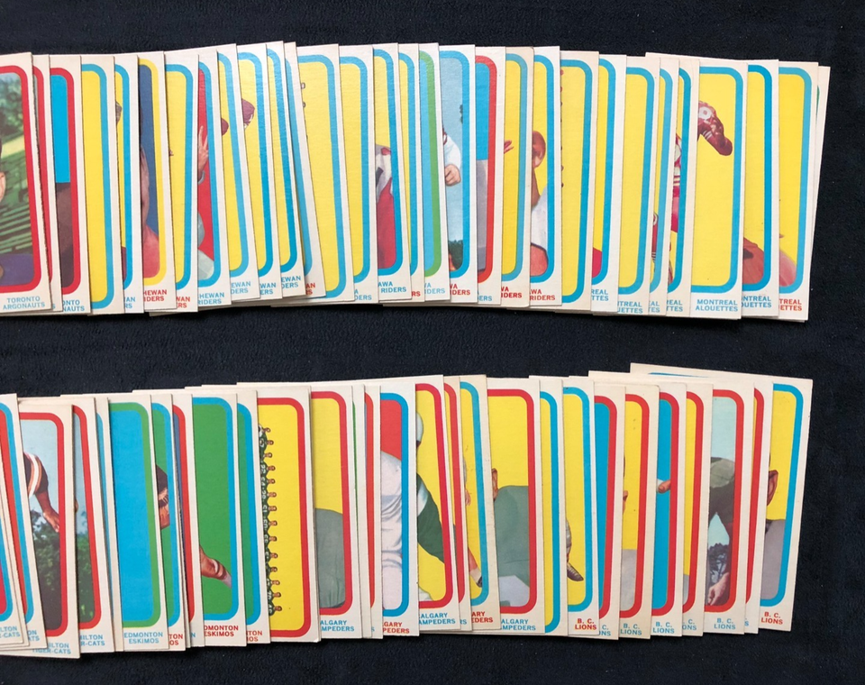 1963 TOPPS CFL FOOTBALL CARDS COMPLETE SET 88/88 SEE DESCRIPTION | eBay