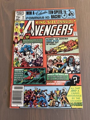 Avengers Annual #10 Marvel Comics 1981 Newsstand 1st Appearance of ...