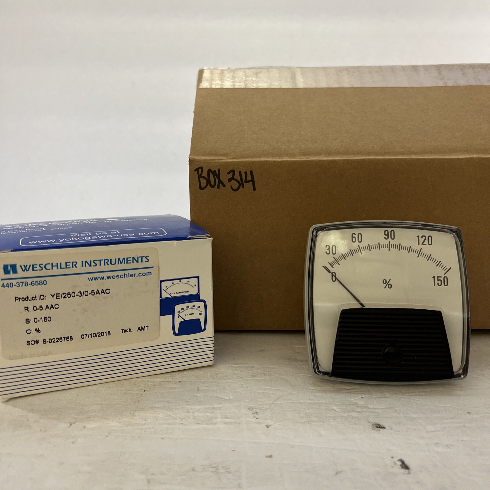 Yokogawa Panel Meter YE/250-3/0-5AAC | eBay