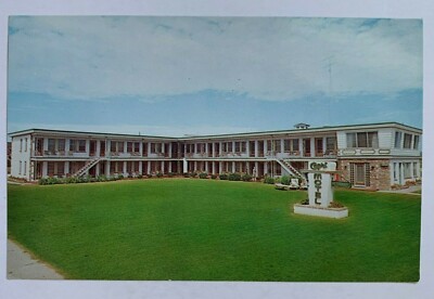 NJ Postcard Cape May Capri Motel Beach & Madison balconies vintage sign ...