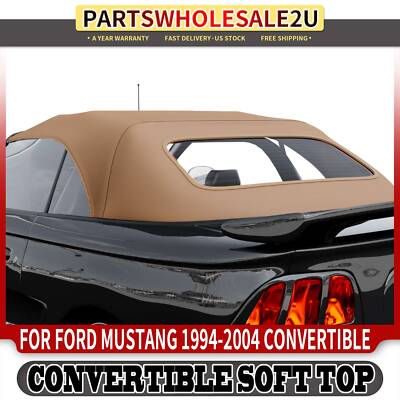 Convertible Soft Top for Ford Mustang 1994 1995 1996-2004 with Glass ...