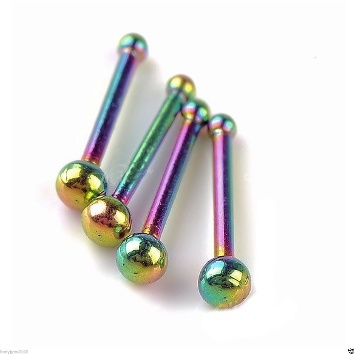 Rainbow PRIDE high-quality Labret Earring Twilight