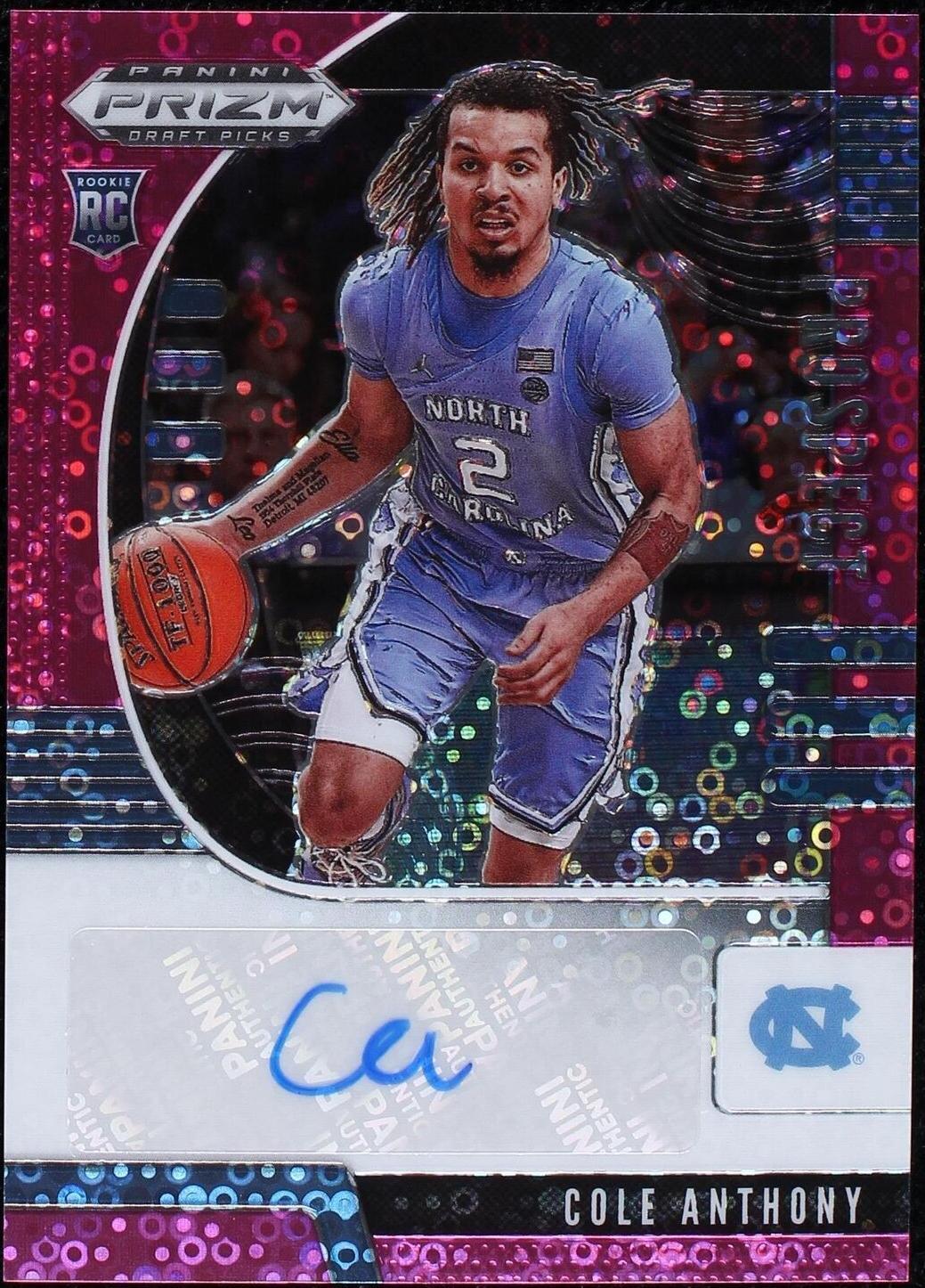 2020-21 Panini Prizm Draft Picks - Prospect Autographs Cole Anthony #PA ...