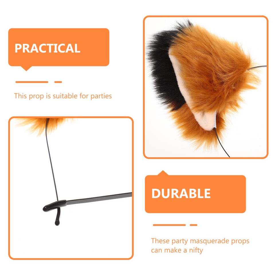 4 Sets Fox Ears Headdress Cute Headbands for Women Carnival Ladies Miss | eBay UK