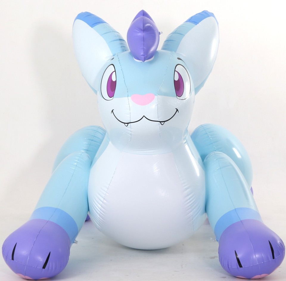 Big inflatable Bunny *Blue* 7feet + long 5 feet+ *Matte Version* high ...