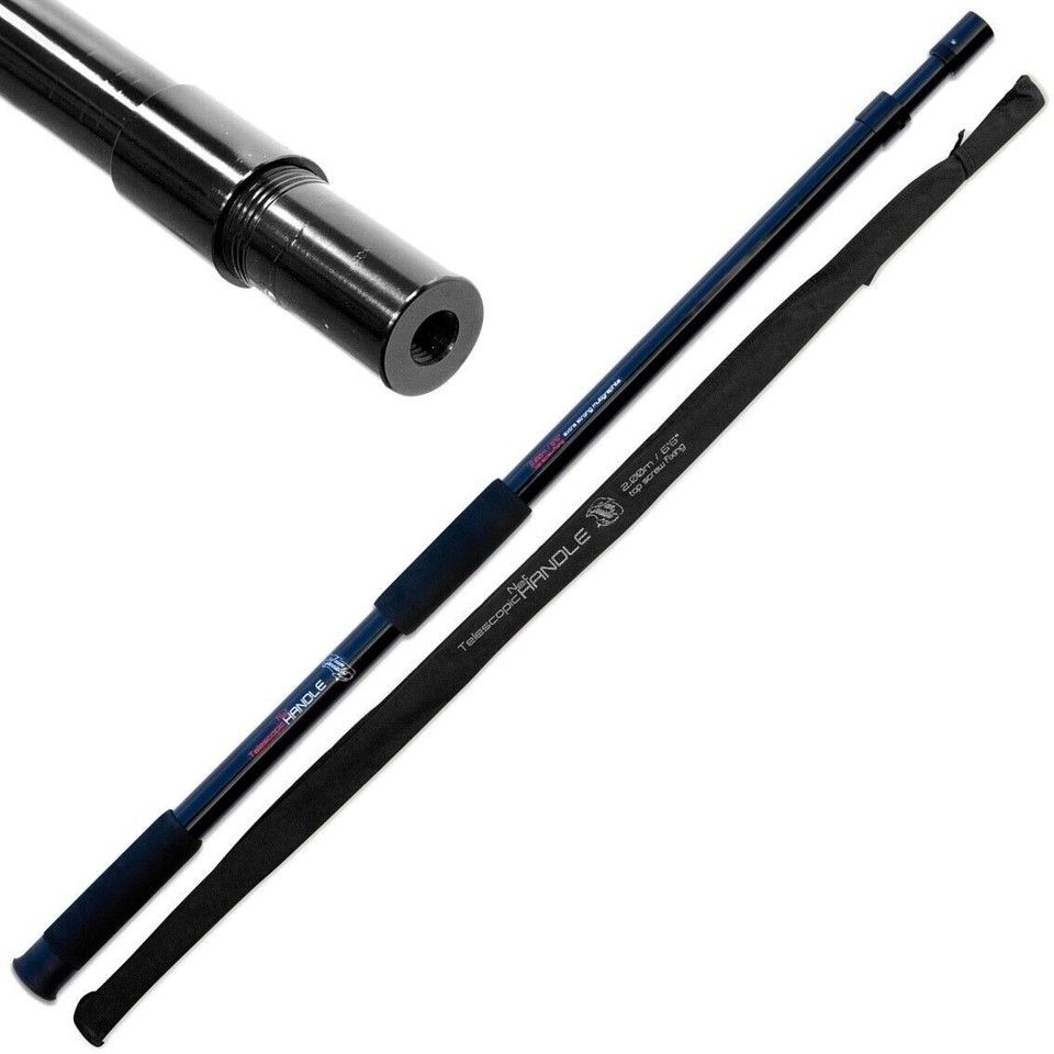Telescopic Landing Net Handle 2m 2 Section Carp Pole Fishing Tackle ...