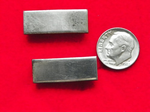 WWII STERLING ORIGINAL MATCHED PAIR OF 1ST LIEUTENANT INSIGNIA PINS ...