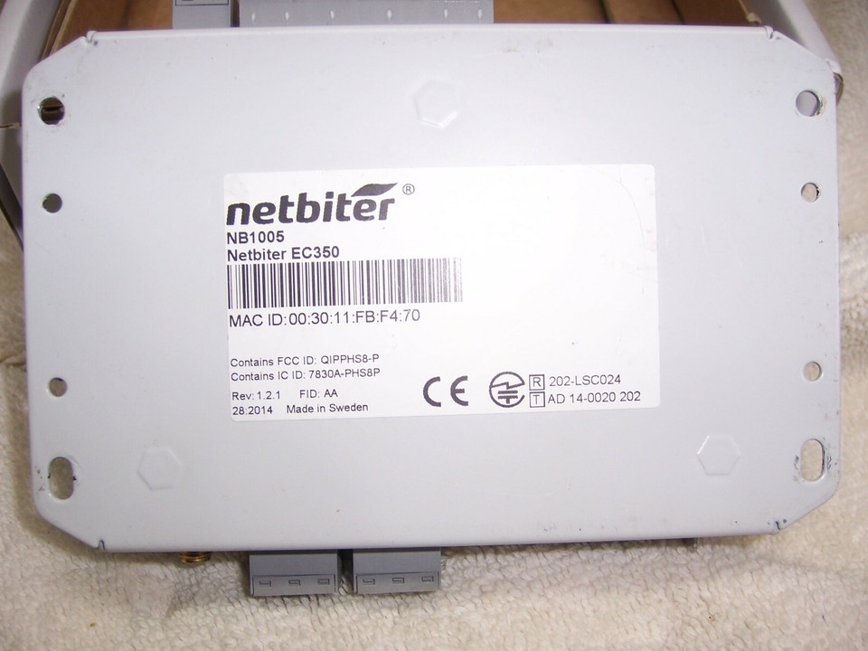 HMS EWON Netbiter EC350 3G Remote Connection Bridge Network Adapter | eBay