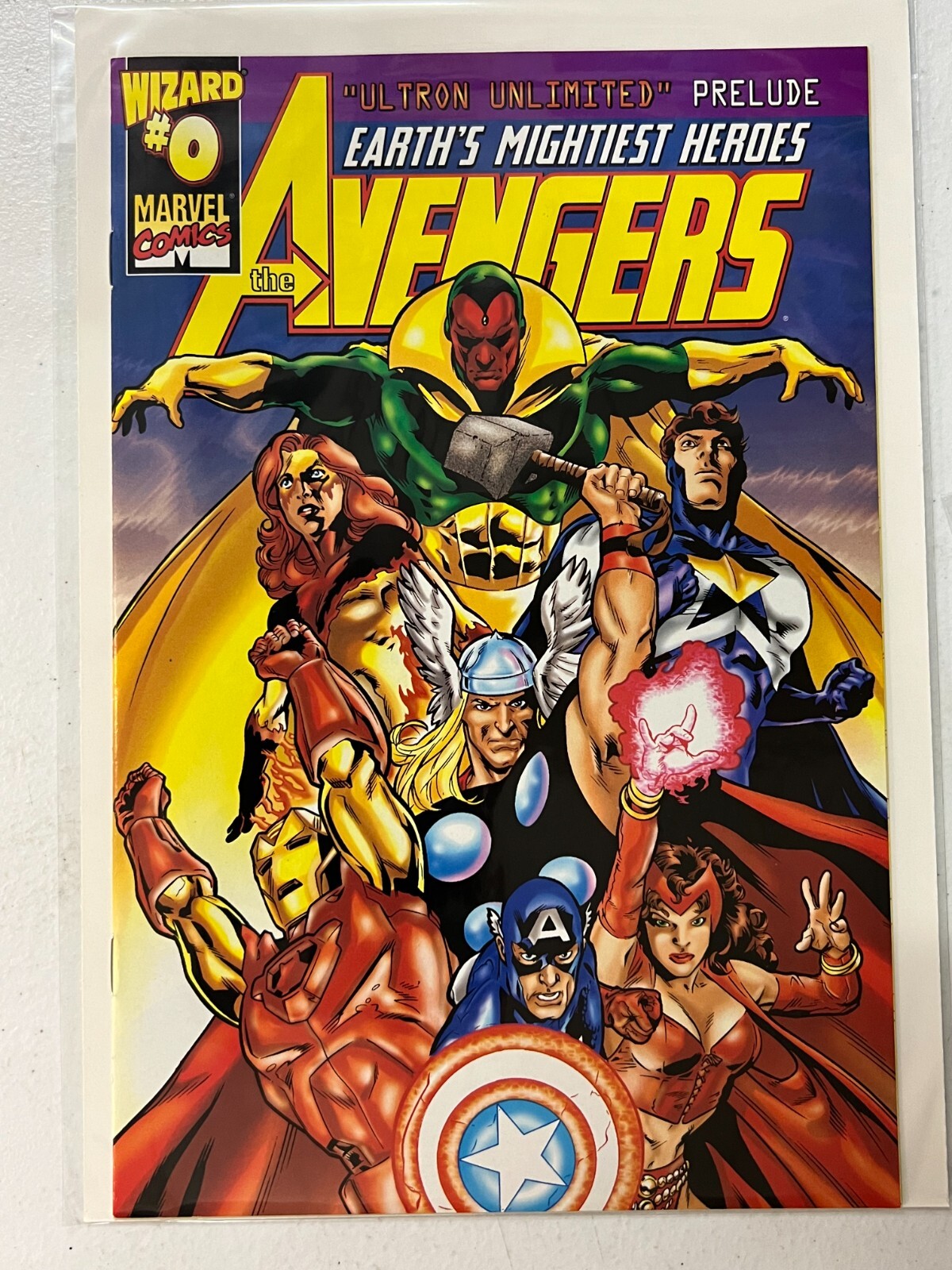 The Avengers Ultron Unlimited #0 Wizard Prelude! (1999 Marvel ...