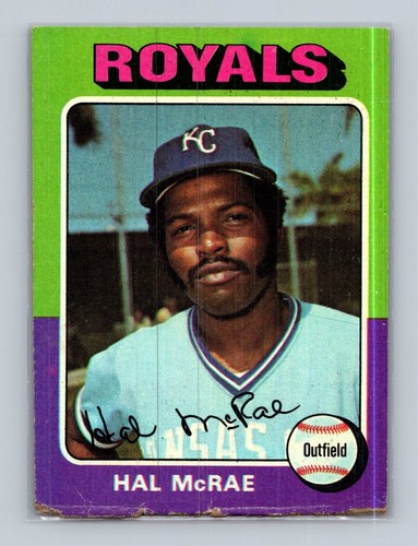 1975 Topps #268 Hal McRae Kansas City Royals Baseball Card | eBay