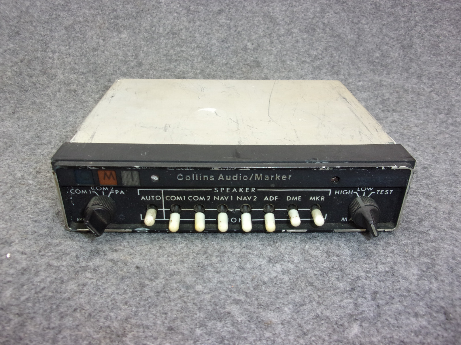 Collins AMR-350 Audio Marker Panel With Tray And Connector P/N 622-2087 ...