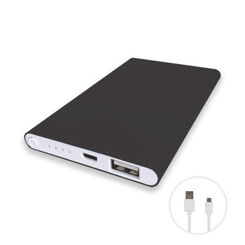 Flat Ultra Slim Power Pack 5000 mAh With USB Cable & Micro USB Plug. | eBay