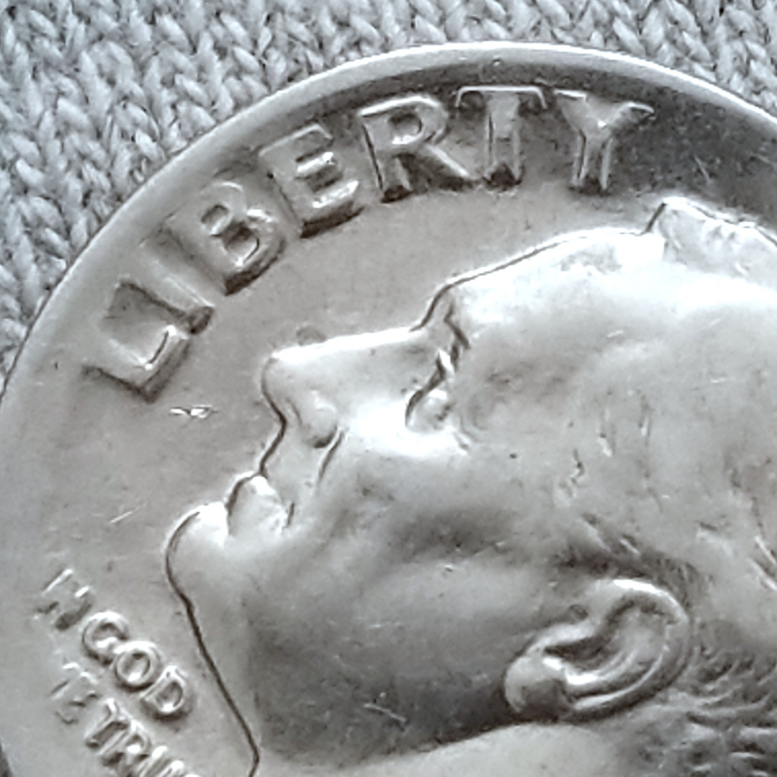 1985 D Roosevelt Dime 10c Strike Errors Broadstrike error Fade Fat ...