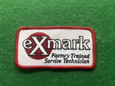 Exmark Factory Trained Service Technician Dealer Employee Uniform Patch ...